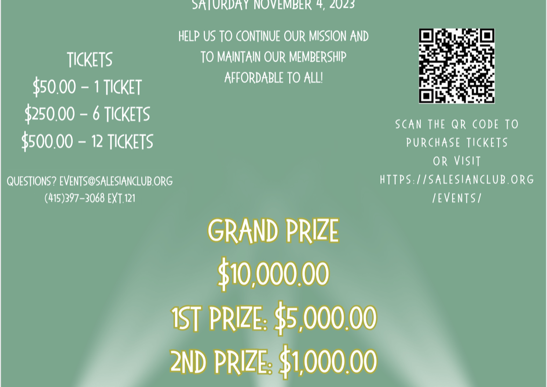 Fall Into Fortune Luxury Raffle: Salesian Boys’ and Girls’ Club ...