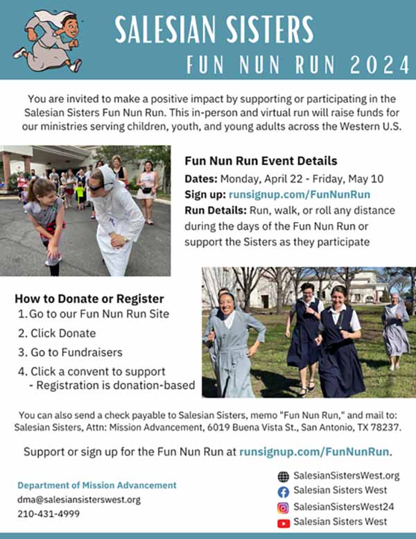 In Support of Our FMA Sisters – InTouch Newsletter | Salesian Family ...