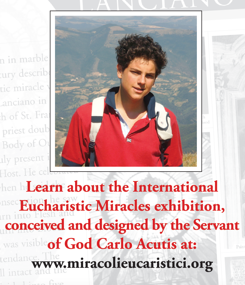 International Eucharistic Miracles Exhibition by Blessed Carlo Acutis ...