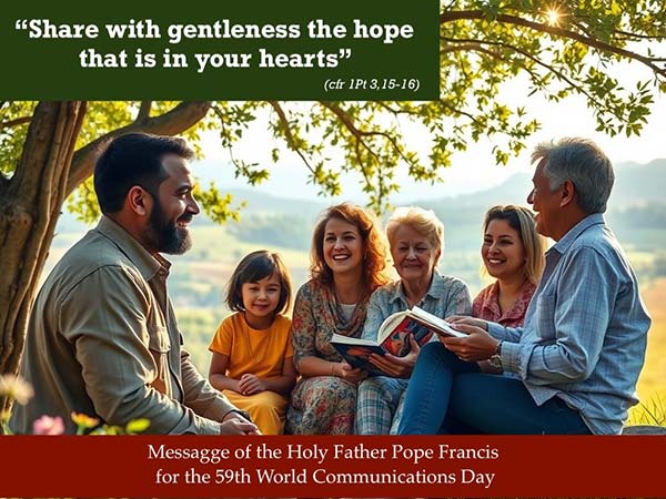 Share with Gentleness the Hope that is in Your Hearts: Pope Francis ...